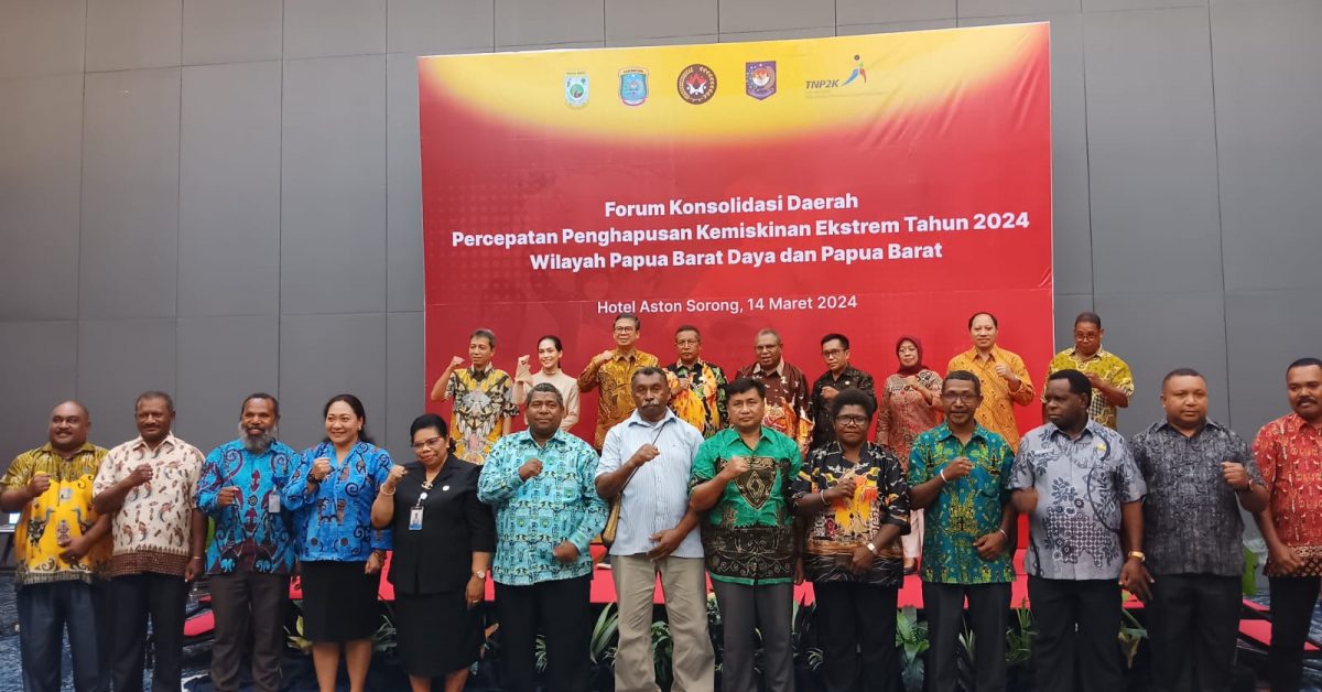 Papua Barat Daya Targetkan Penurunan Angka Kemiskinan Ekstrem 1 Persen di Tahun 2024 - Sorongraya.co