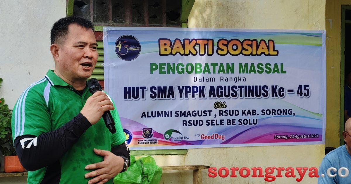 Bakti Sosial Alumni SMA YPPK Agustinus Diapresiasi Penjabat Wali Kota ...