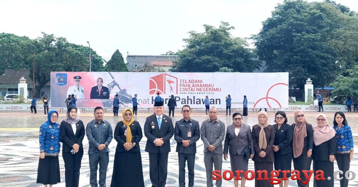 Penjabat Wali Kota Sorong Pimpin Upacara Hari Pahlawan ke-79, Ajak Teladani Semangat Perjuangan ...