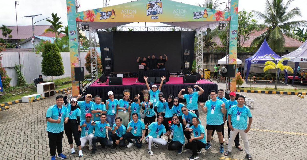 Sukses Digelar! Semarak Fun Run Aston Sorong 2025 - Sorongraya.co